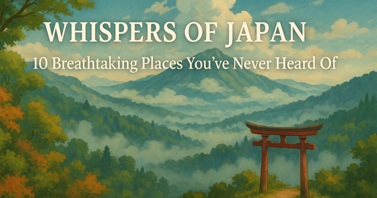 Whispers of Japan: 10 Breathtaking Places You’ve Never Heard Of