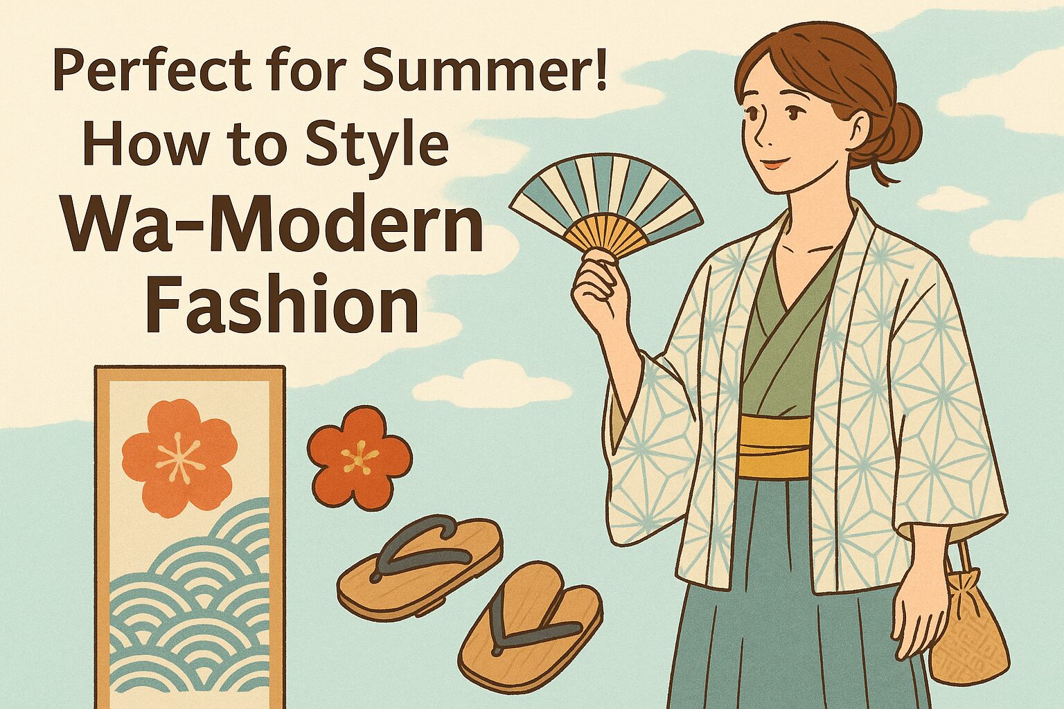 🌸 Perfect for Summer! How to Style Wa-Modern Fashion with Japanese Elegance